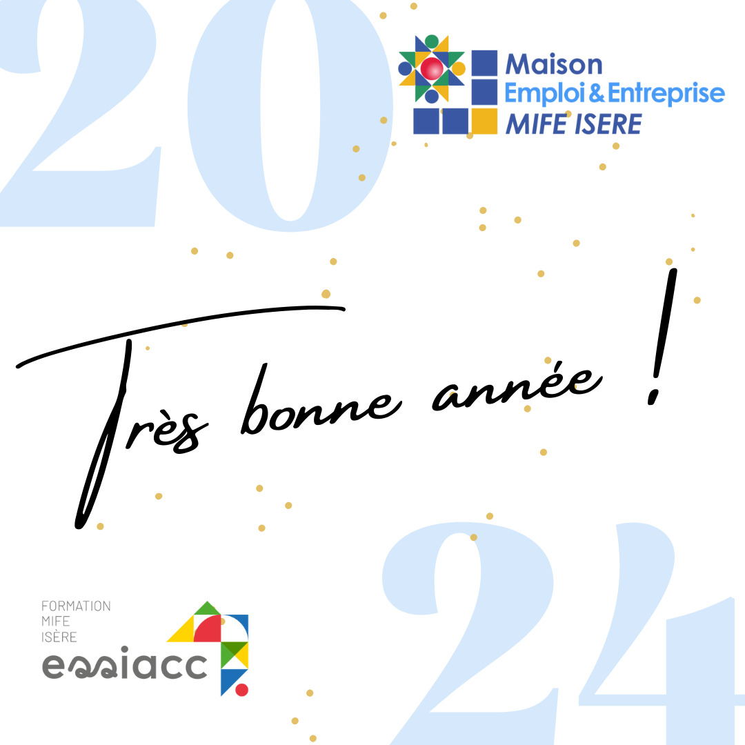 Nos meilleurs vœux pour l'année 2024 - MEE - MIFE Isère